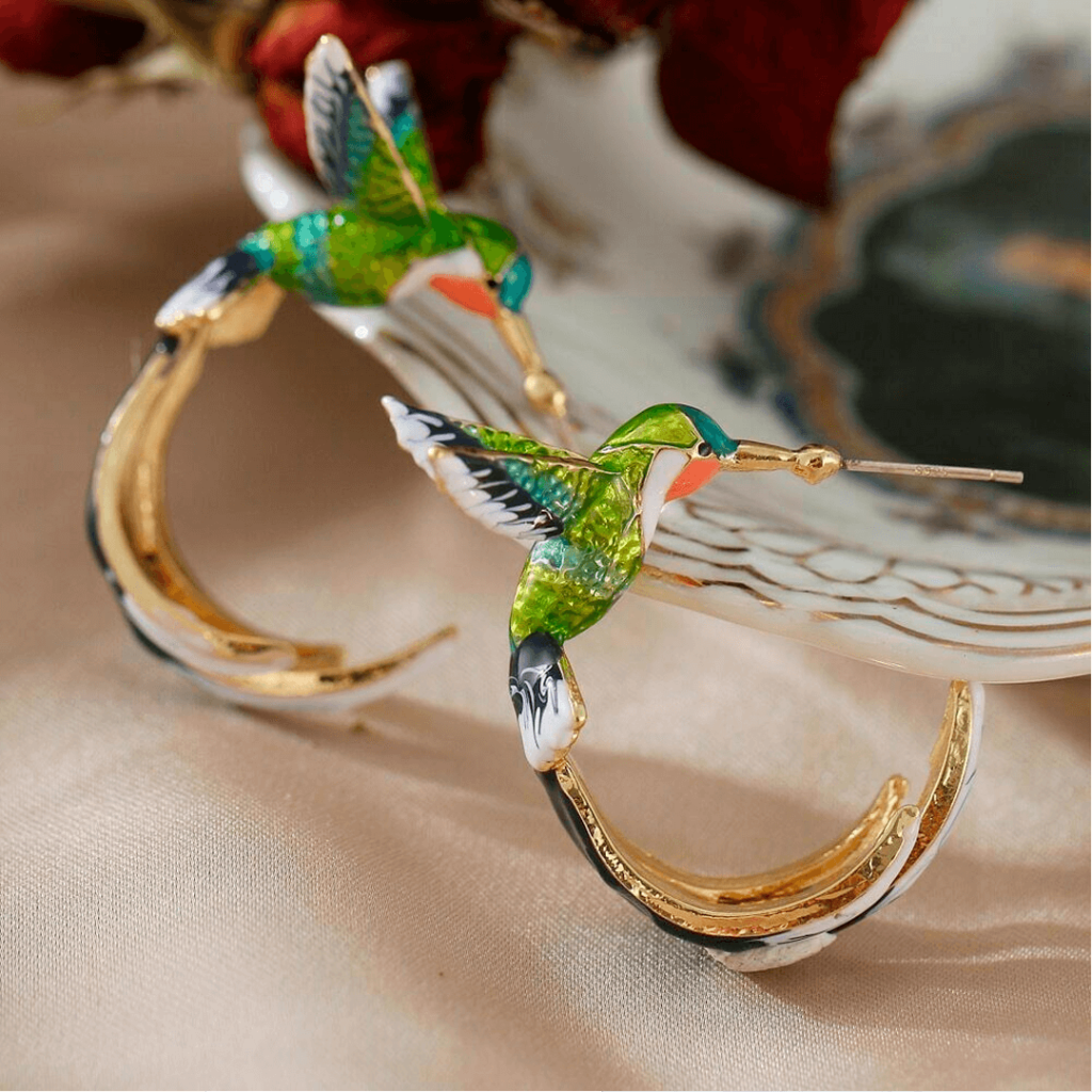 Pretty Hummingbird Earrings – xfixing.com