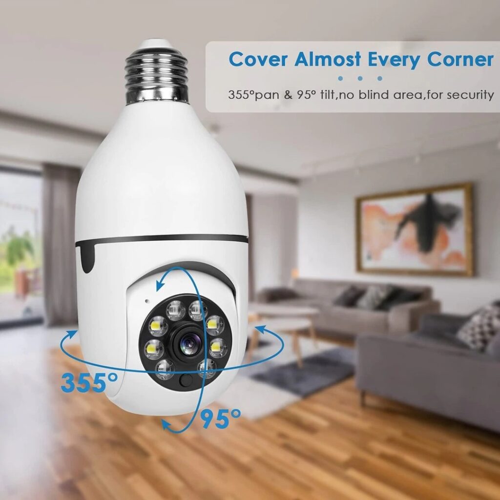 Wireless WIFI Light Bulb Camera Security Camera – xfixing.com