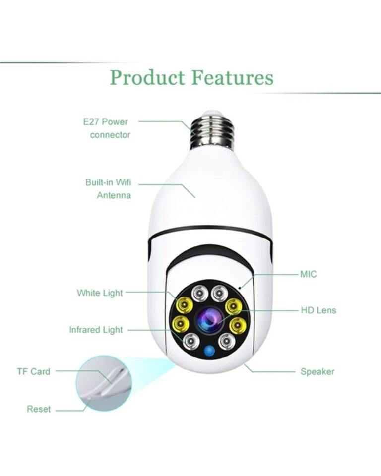 Wireless WIFI Light Bulb Camera Security Camera – xfixing.com