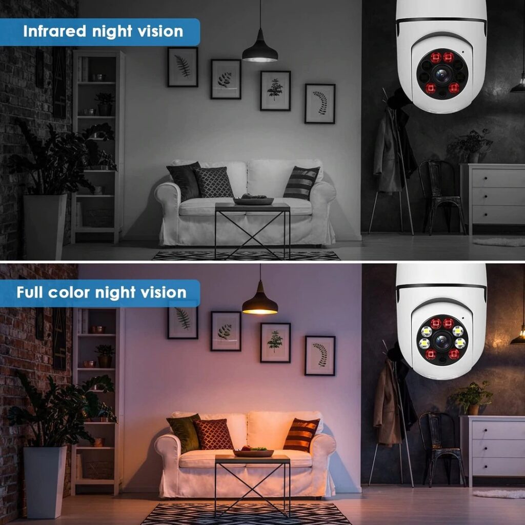 Wireless WIFI Light Bulb Camera Security Camera – xfixing.com